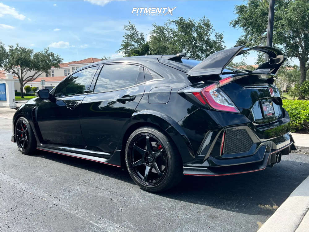 2019 Honda Civic Type R with 18x9.5 Enkei T6r and Falken 265x35 on ...