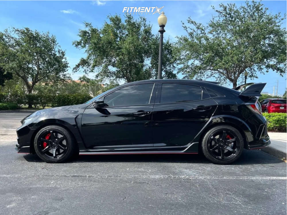 2019 Honda Civic Type R with 18x9.5 Enkei T6r and Falken 265x35 on ...