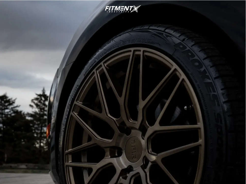 2012 Volkswagen Golf Base with 18x8.5 F1R F103 and Toyo Tires 225x40 on ...