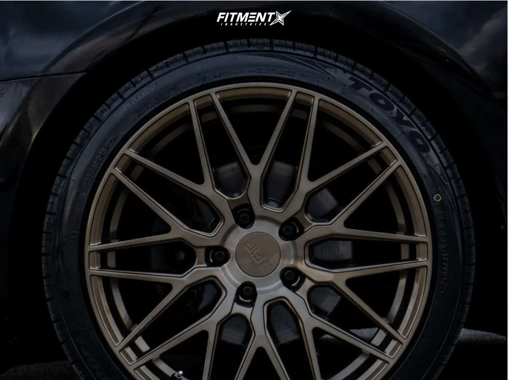 2012 Volkswagen Golf Base with 18x8.5 F1R F103 and Toyo Tires 225x40 on ...