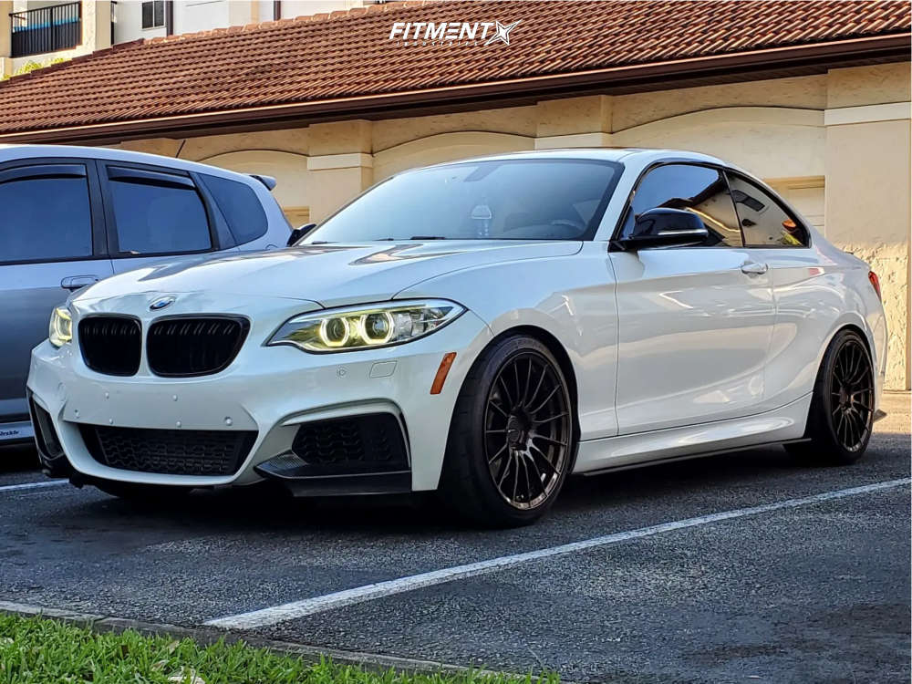 2015 BMW M235i Base with 18x8.5 Enkei Rs05-rr and Firestone 225x40 on ...