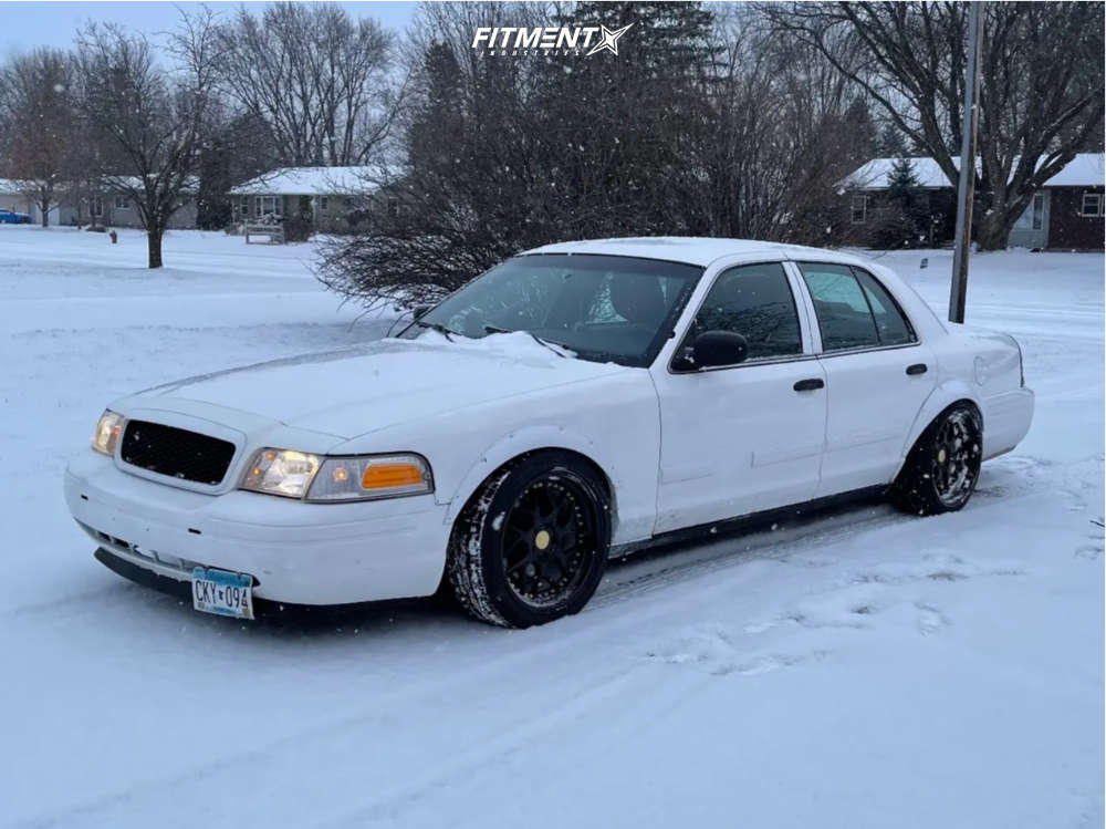2011 Ford Crown Victoria Police Interceptor with 19x9.5 Aodhan DS01 and ...