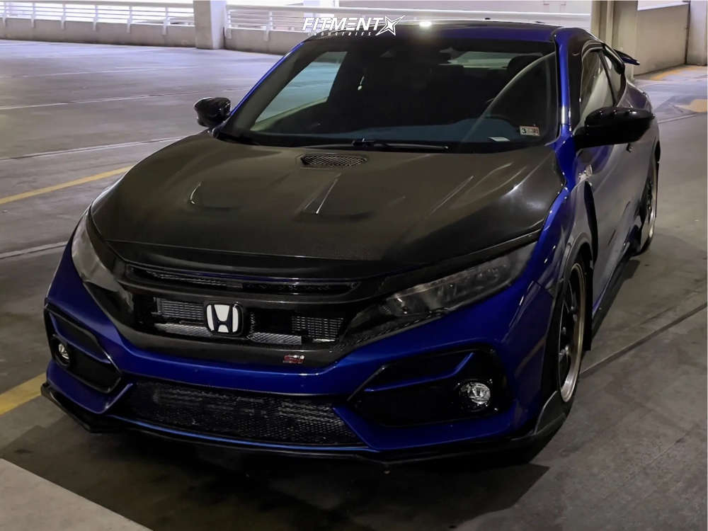 2020 Honda Civic Si with 18x8.5 Konig Countergram and Continental ...