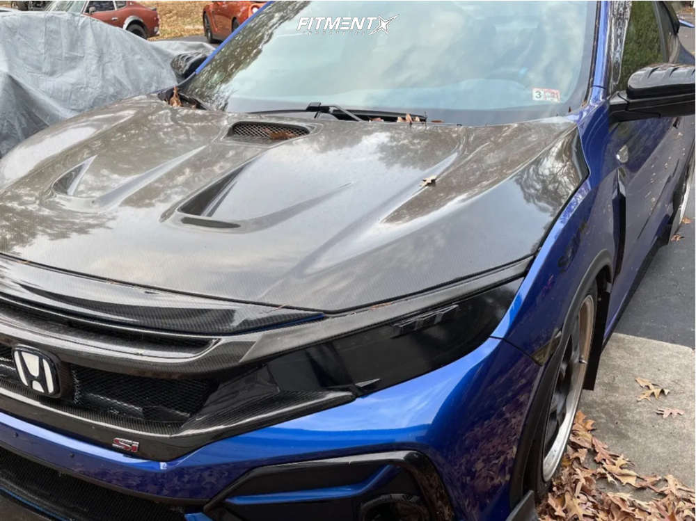 2020 Honda Civic Si with 18x8.5 Konig Countergram and Continental ...