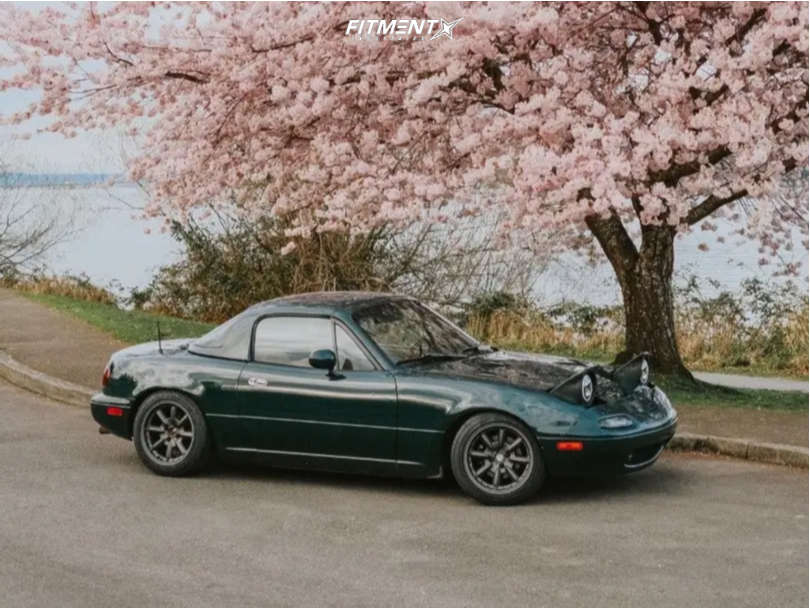 1991 Mazda Miata SE with 15x8 Enkei Compe and Continental 195x50 on ...