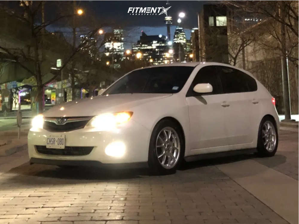 2011 Subaru Impreza 2.5i with 17x7 BBS Rk and Firestone 225x45 on ...