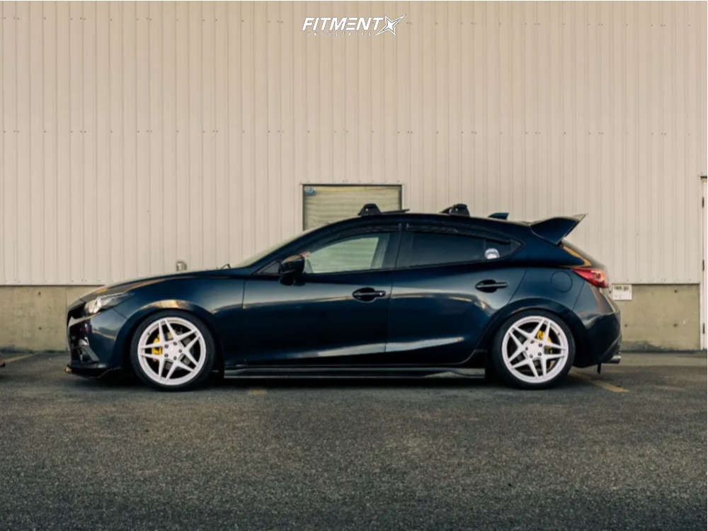 2015 Mazda 3 Sport GT with 18x9.5 Kansei Astro and Lexani 225x40 on ...