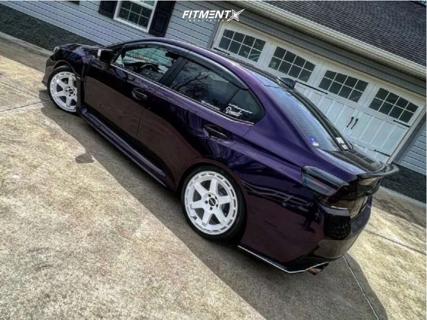 2017 Subaru WRX Base with 19x8.5 Rotiform Kb1 and Nitto 245x35 on ...