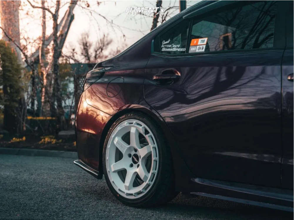 2017 Subaru WRX Base with 19x8.5 Rotiform Kb1 and Nitto 245x35 on ...