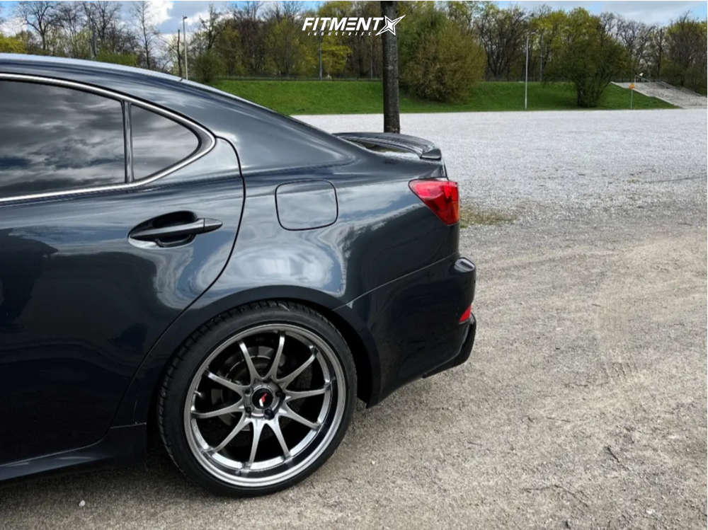 2006 Lexus IS250 4dr Sedan (2.5L 6cyl 6M) with 19x8.5 Japan Racing Jr5 ...