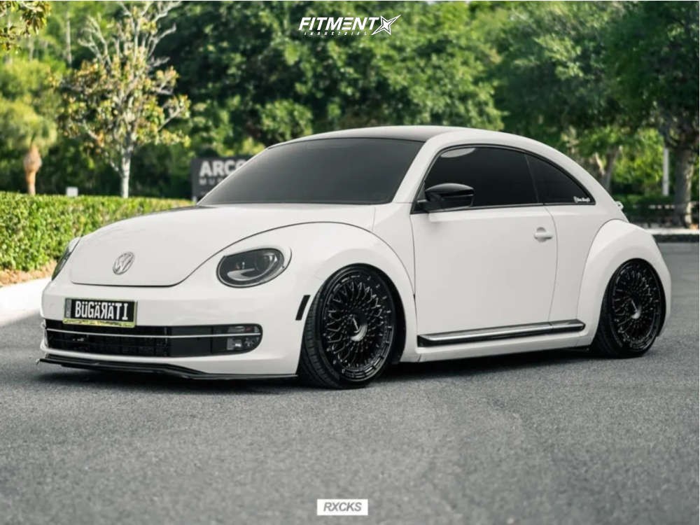2012 Volkswagen Beetle Turbo with 19x8.5 Rotiform Lhr-m and Lexani ...
