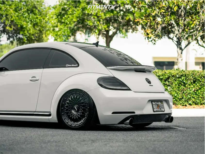 2012 Volkswagen Beetle Turbo with 19x8.5 Rotiform Lhr-m and Lexani ...