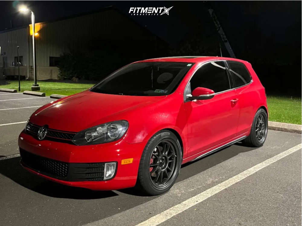 2012 Volkswagen GTI Base with 18x8.5 Konig Hypergram and Vercelli ...