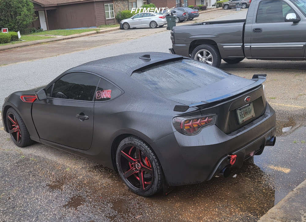 2017 Subaru BRZ Limited with 18x8 Strada Perfetto and Falken 225x40 on ...