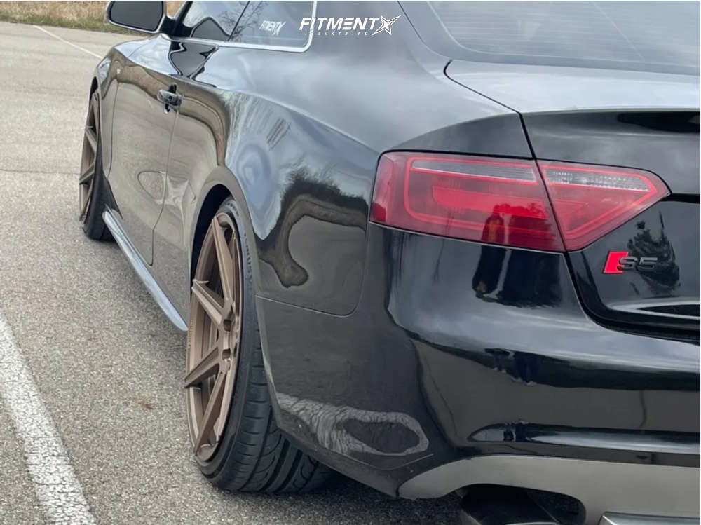 2008 Audi S5 Base with 20x10 Ferrada F8-fr7 and Hankook 235x45 on ...