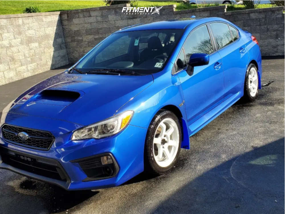2021 Subaru WRX Base with 17x8 AVID1 AV6 and Dunlop 235x45 on Stock ...