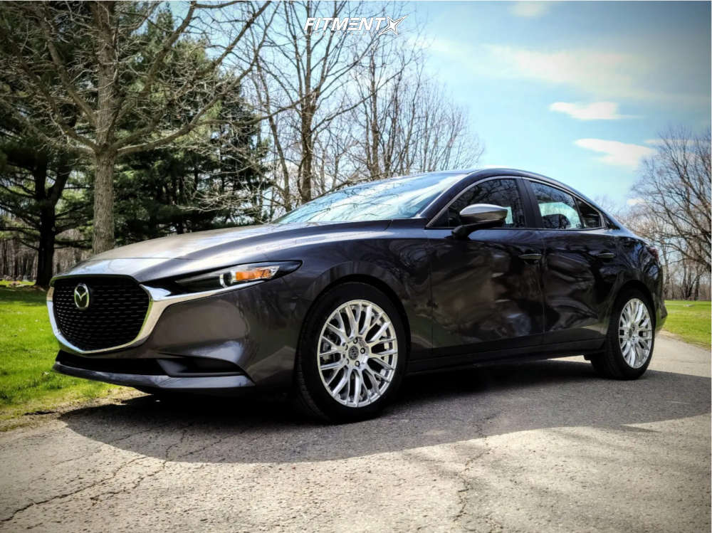 2019 Mazda 3 GS with 18x8.5 RSSW Custom Alloy and Michelin 235x45 on ...