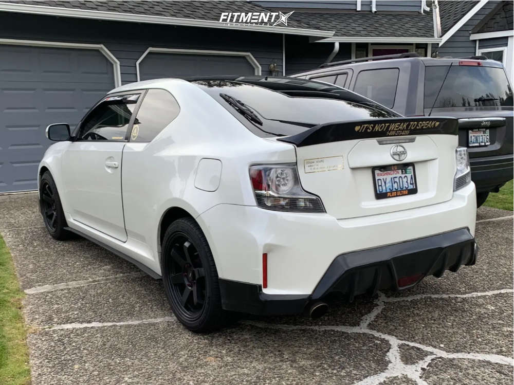 2016 Scion TC Base with 18x9.5 AVID1 AV6 and Michelin 245x40 on Stock ...