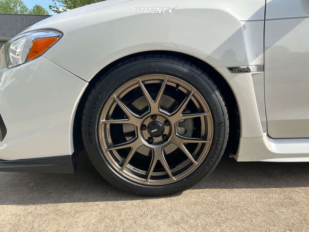 2018 Subaru WRX Premium with 18x8.5 Konig Ampliform and Michelin 245x40 ...