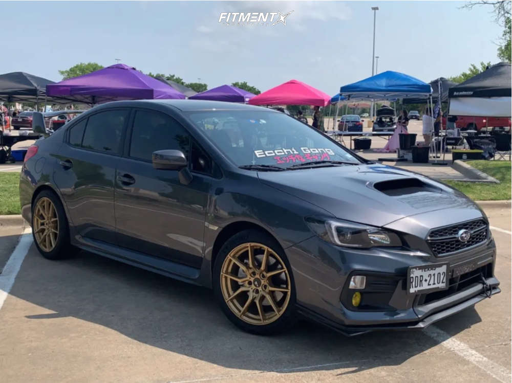 2021 Subaru WRX Base with 18x8.5 Option Lab R716 and Michelin 245x40 on ...