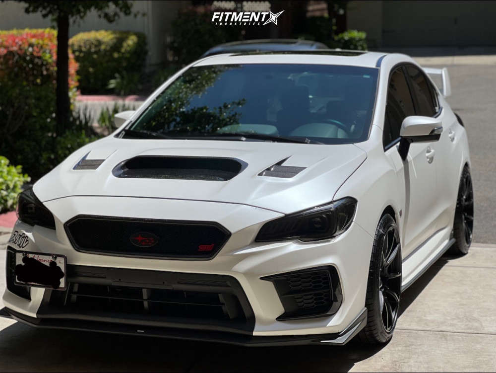 2020 Subaru WRX STI Limited with 19x9.5 SSR Gtx01 and Michelin 255x35 on Stock Suspension ...