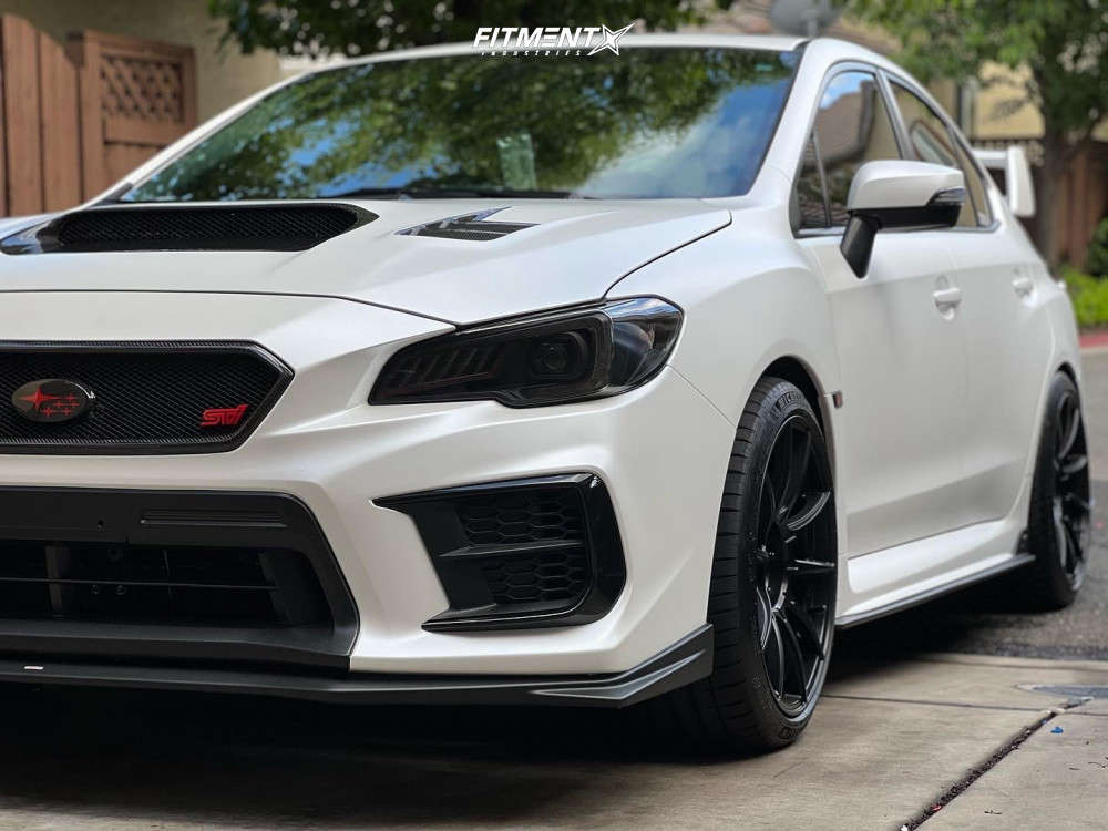 2020 Subaru WRX STI Limited with 19x9.5 SSR Gtx01 and Michelin 255x35 on Stock Suspension ...