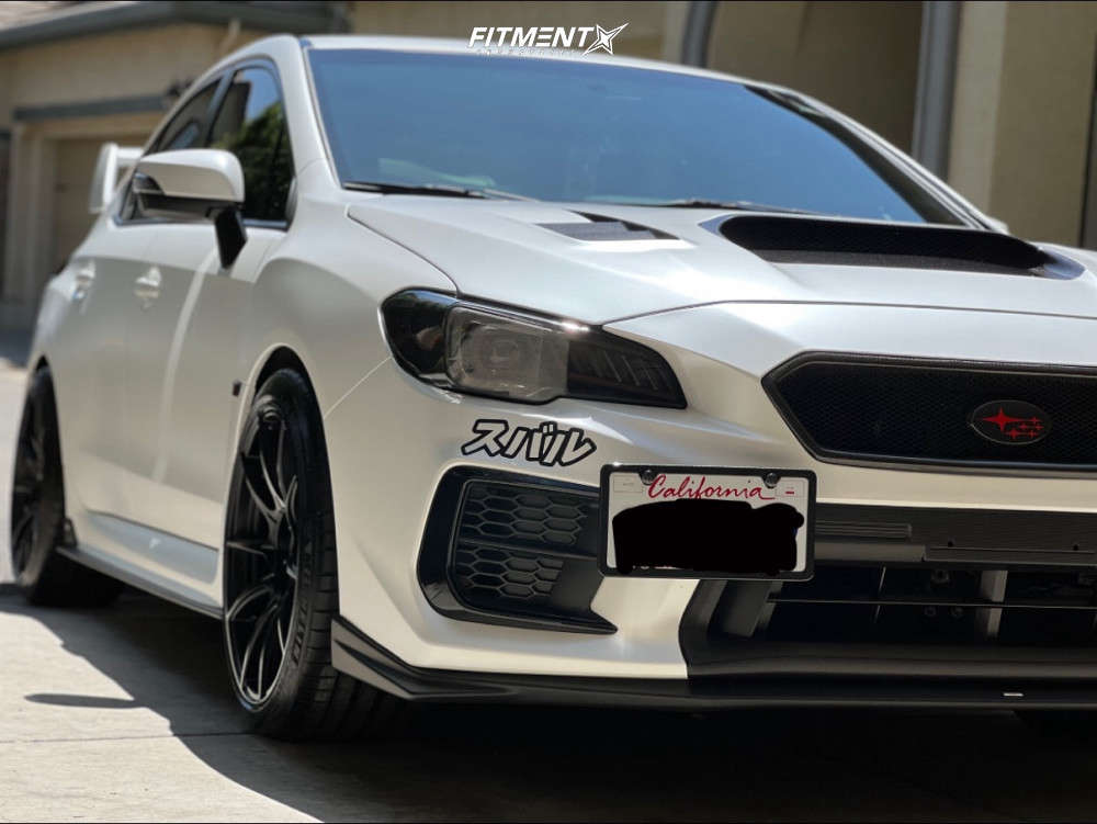 2020 Subaru WRX STI Limited with 19x9.5 SSR Gtx01 and Michelin 255x35 on Stock Suspension ...