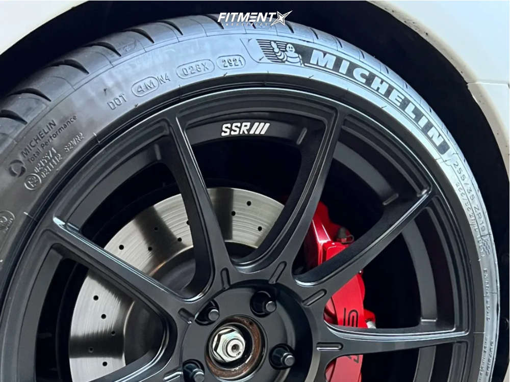 2020 Subaru WRX STI Limited with 19x9.5 SSR Gtx01 and Michelin 255x35 on Stock Suspension ...