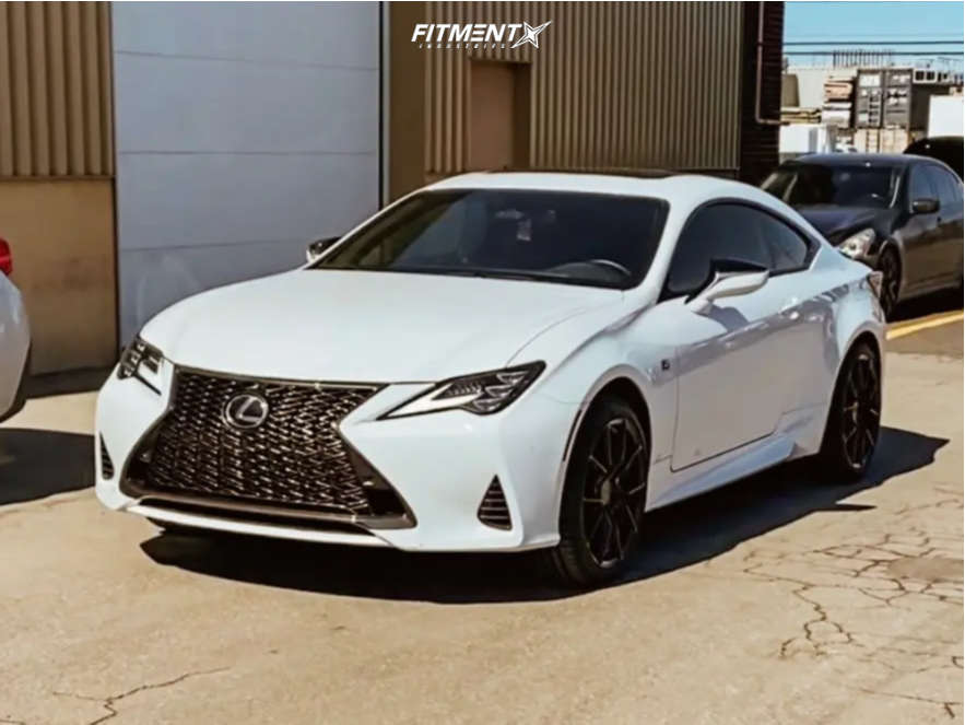 2021 Lexus RC350 F Sport with 19x8.5 TSW Neptune and Bridgestone 235x40 ...