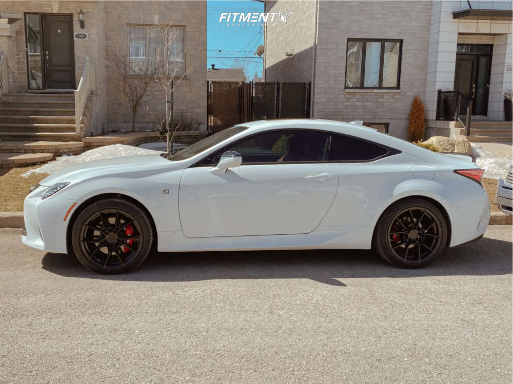2021 Lexus RC350 F Sport with 19x8.5 TSW Neptune and Bridgestone 235x40 ...