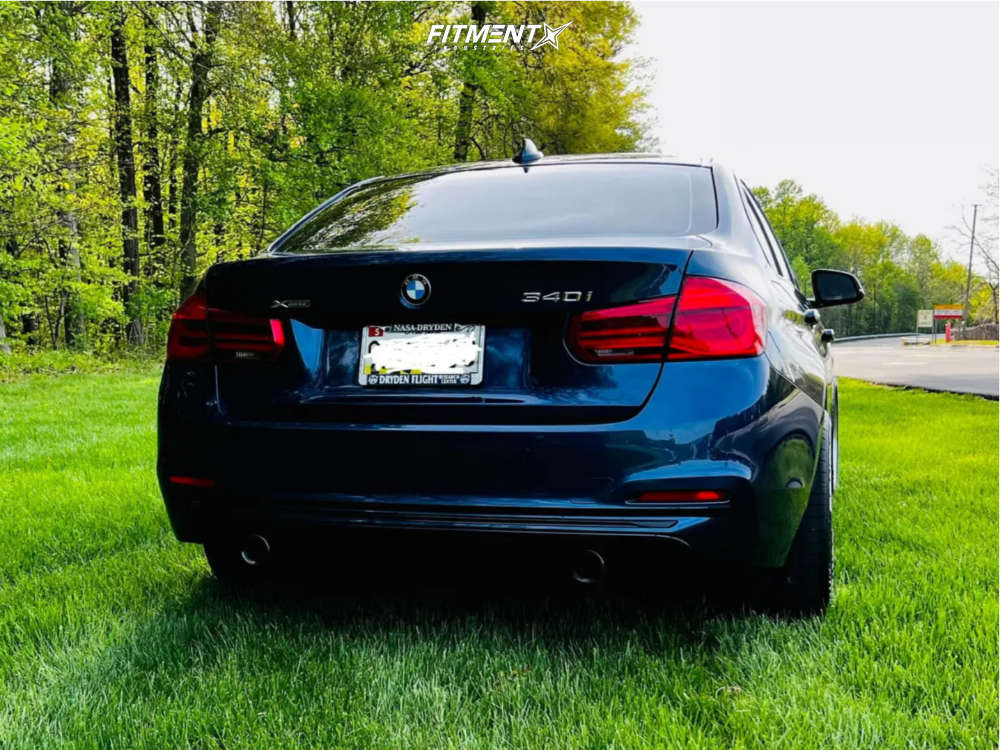 2016 BMW 340i XDrive Base with 18x8.5 ESR Sr05 and Continental 245x40 ...