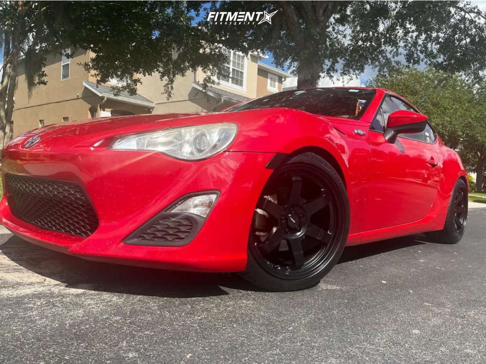 2015 Scion FR-S Base with 18x9.5 AVID1 Av6 and Continental 225x40 on ...