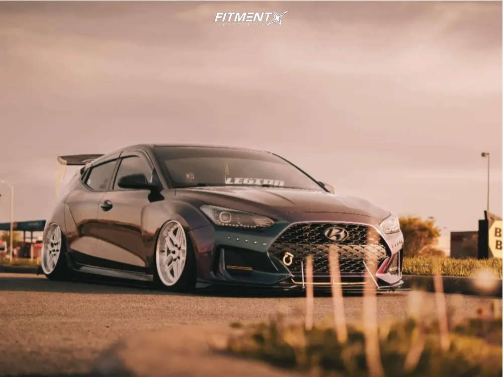 2019 Hyundai Veloster Turbo R-Spec with 18x9.5 ESR Cs15 and Federal ...