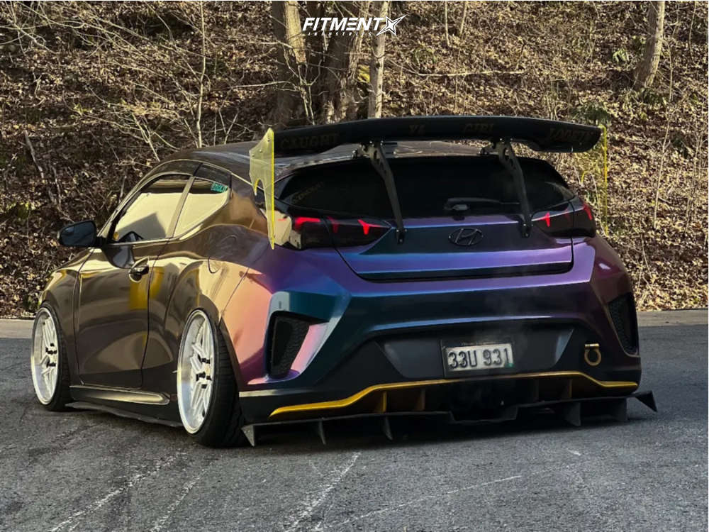 2019 Hyundai Veloster Turbo R-Spec with 18x9.5 ESR Cs15 and Federal ...