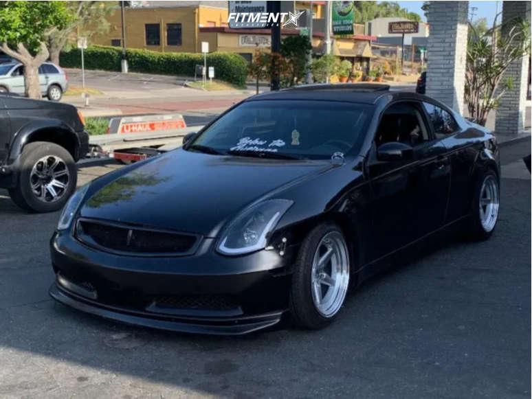 2003 INFINITI G35 Base with 18x10.5 Aodhan Ds05 and Continental 245x40 ...