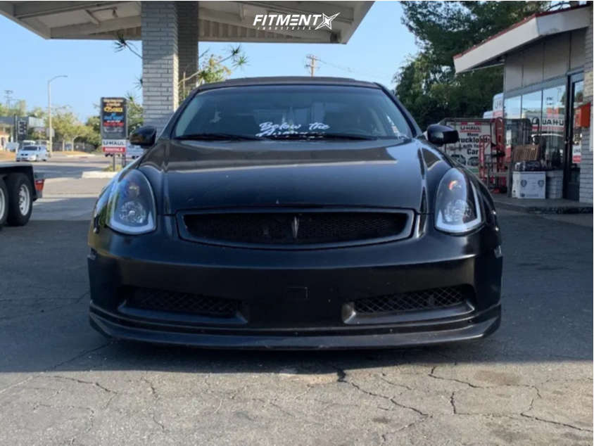 2003 INFINITI G35 Base with 18x10.5 Aodhan Ds05 and Continental 245x40 ...