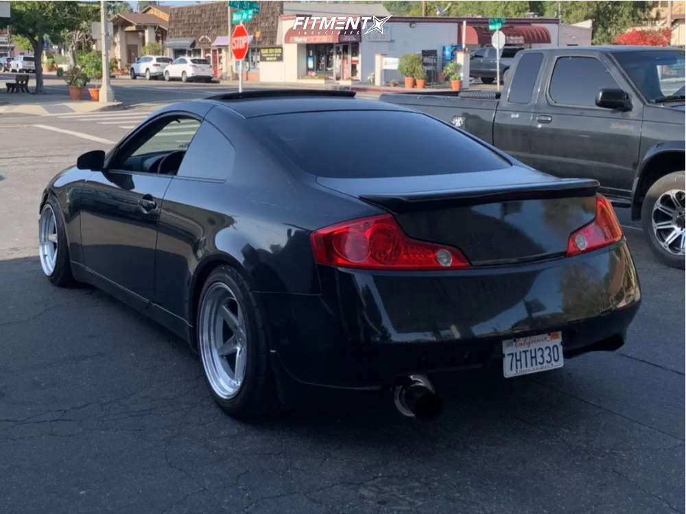 2003 INFINITI G35 Base with 18x10.5 Aodhan Ds05 and Continental 245x40 ...