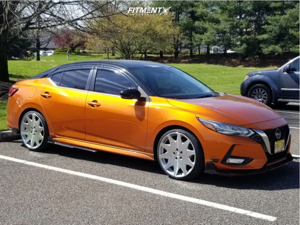 2021 Nissan Sentra SR with 20x8.5 MRR Hr3 and Lexani 215x35 on Stock ...