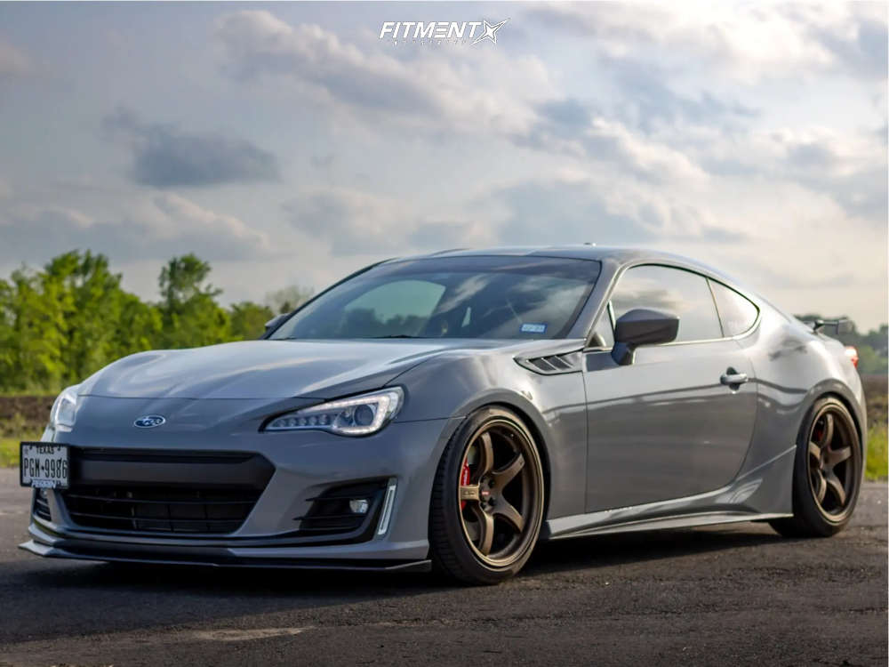 2020 Subaru BRZ Limited with 18x9.5 Gram Lights 57cr and Pirelli 235x40 ...
