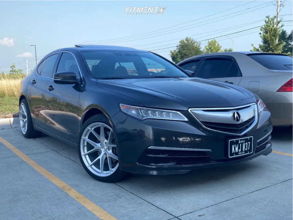 2015 Acura TLX Base with 19x9.5 Aodhan Aff7 and Bridgestone 245x40 on ...
