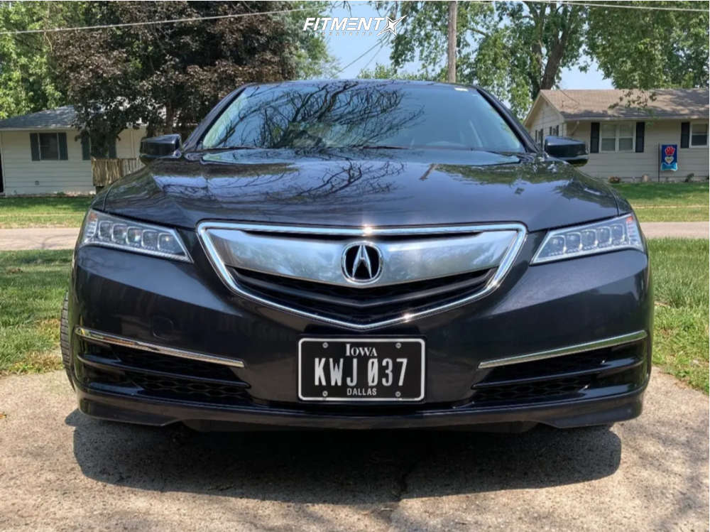 2015 Acura TLX Base with 19x9.5 Aodhan Aff7 and Bridgestone 245x40 on ...