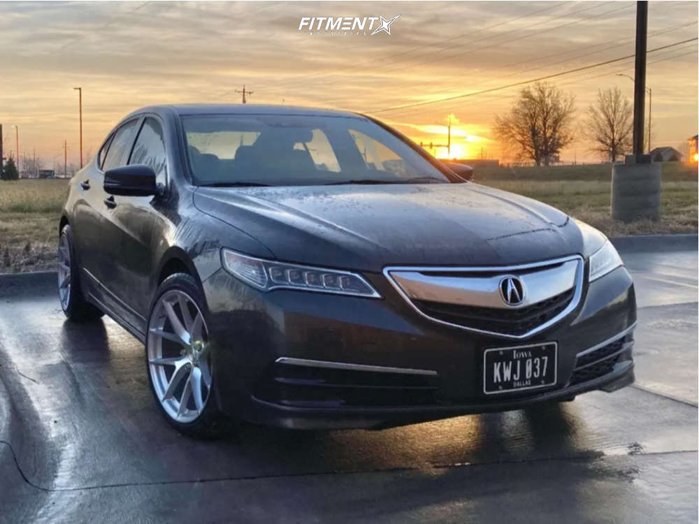 2015 Acura TLX Base with 19x9.5 Aodhan Aff7 and Bridgestone 245x40 on ...