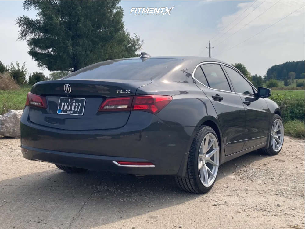 2015 Acura TLX Base with 19x9.5 Aodhan Aff7 and Bridgestone 245x40 on ...