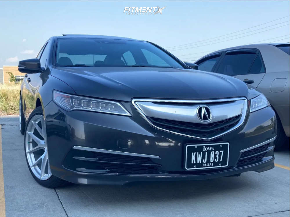 2015 Acura TLX Base with 19x9.5 Aodhan Aff7 and Bridgestone 245x40 on ...