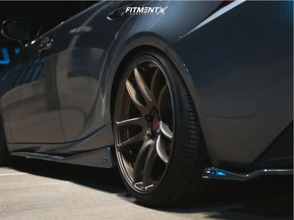 2014 Lexus IS250 Base with 19x9.5 Work Emotion Cr Kiwami and Yokohama 235x35 on Coilovers ...