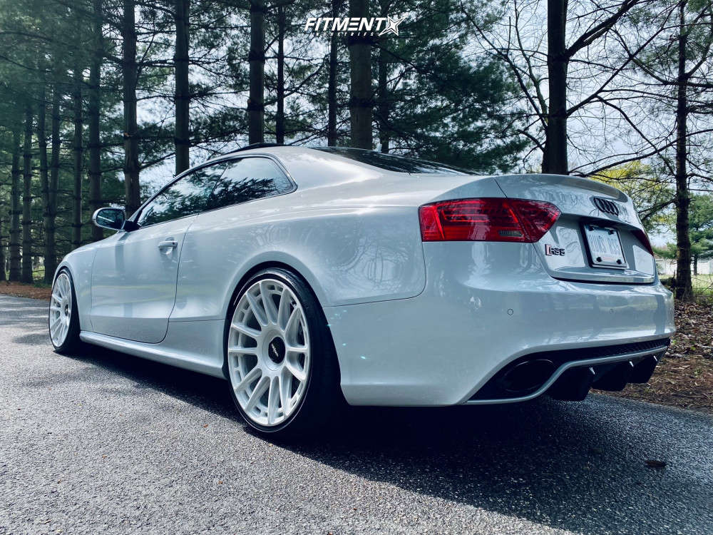 2014 Audi RS5 Base with 20x10.5 Rotiform Ozr and Yokohama 275x30 on ...