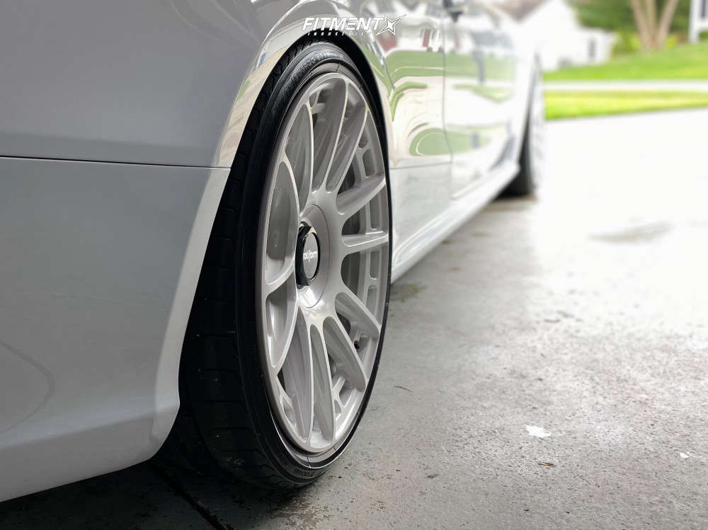 2014 Audi RS5 Base with 20x10.5 Rotiform Ozr and Yokohama 275x30 on ...