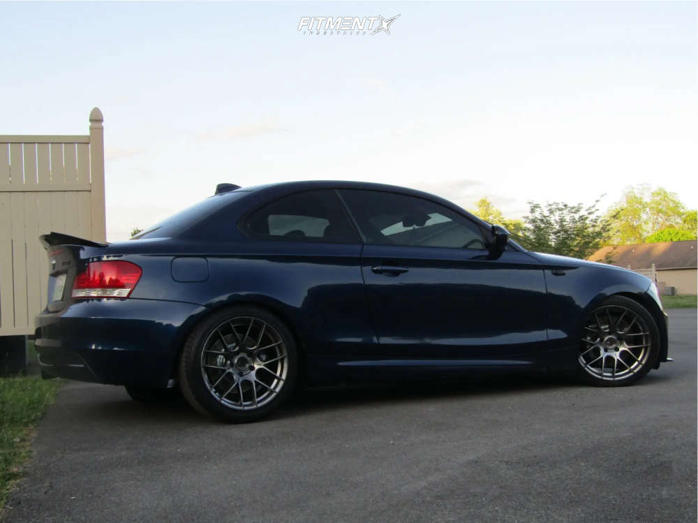 2010 BMW 135i M-Sport Coupe with 18x8.5 Aodhan Ah-x and Accelera 245x35 ...