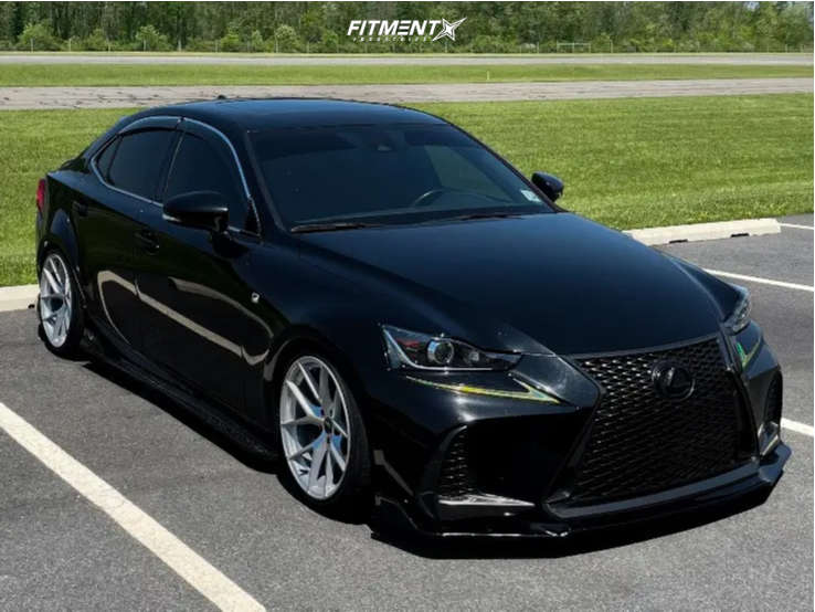 2018 Lexus IS300 F Sport with 18x9.5 Aodhan Aff7 and Vercelli 225x45 on | 2231343 | Fitment ...