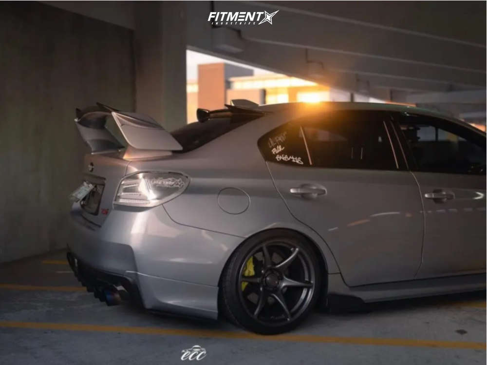 2018 Subaru WRX STI Base with 18x9.5 Kansei Tandem and Vercelli 225x40 ...